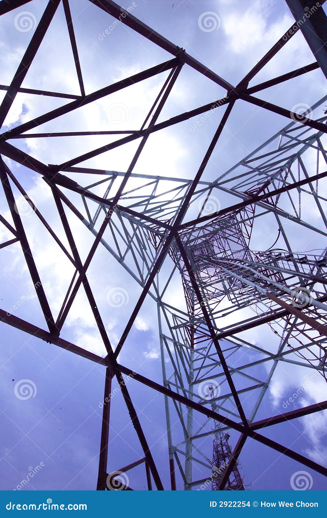 Telecommunications tower stock photo. Image of networking - 2922254