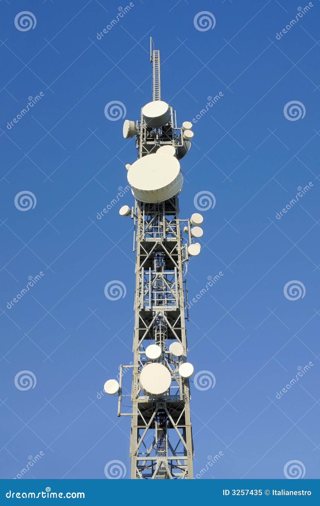 Telecommunications tower 6 stock image. Image of network - 3257435