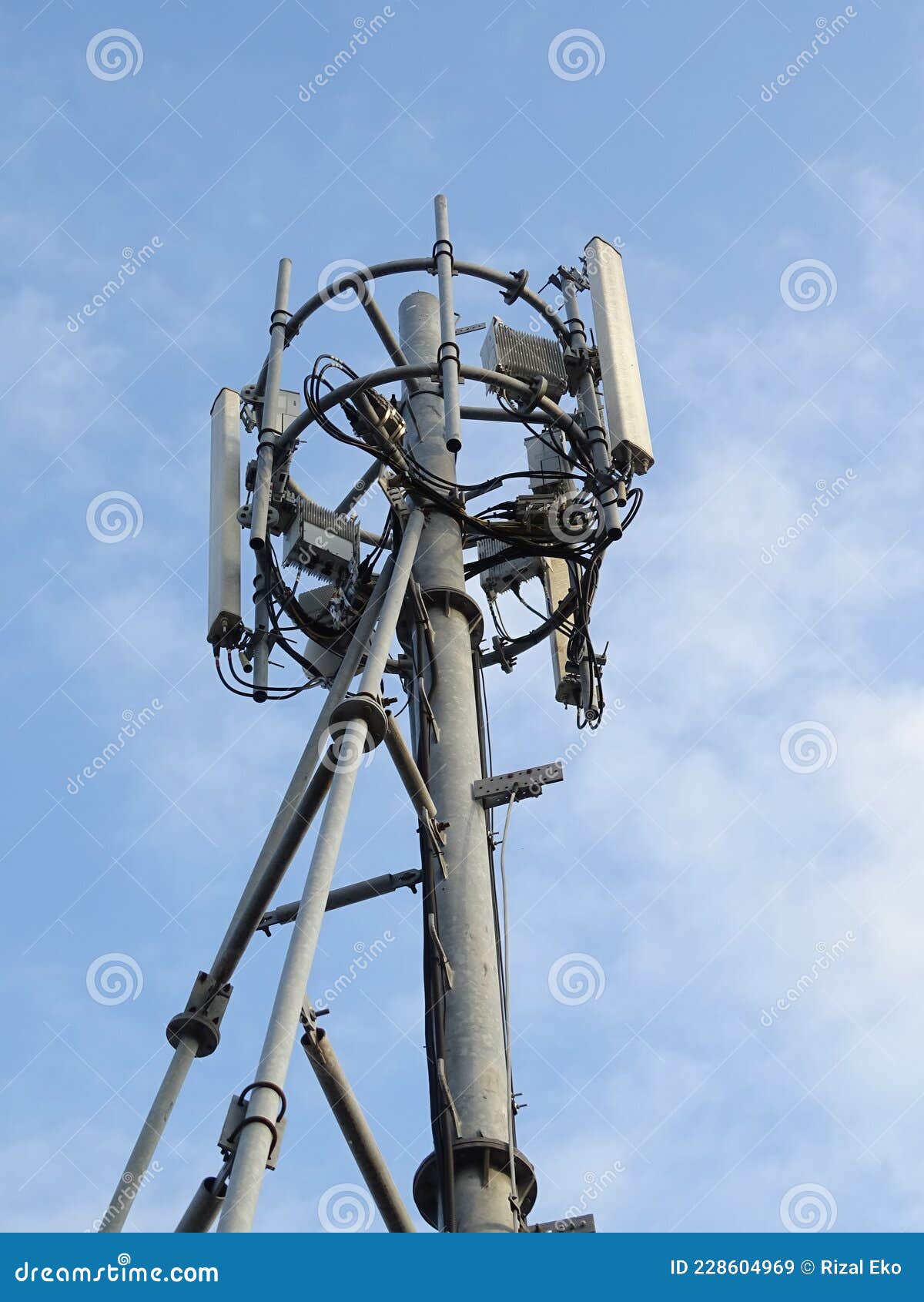 Telecommunications Tower, Internet Service Provider Stock Image - Image ...