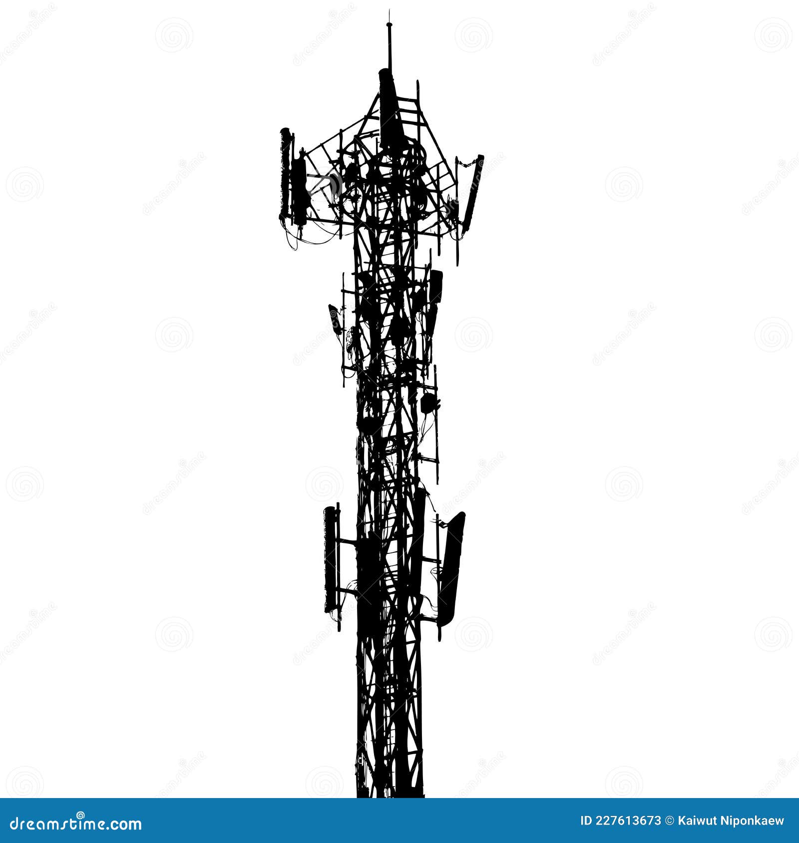 Telecommunications Tower Vector 02 | CartoonDealer.com #16151130