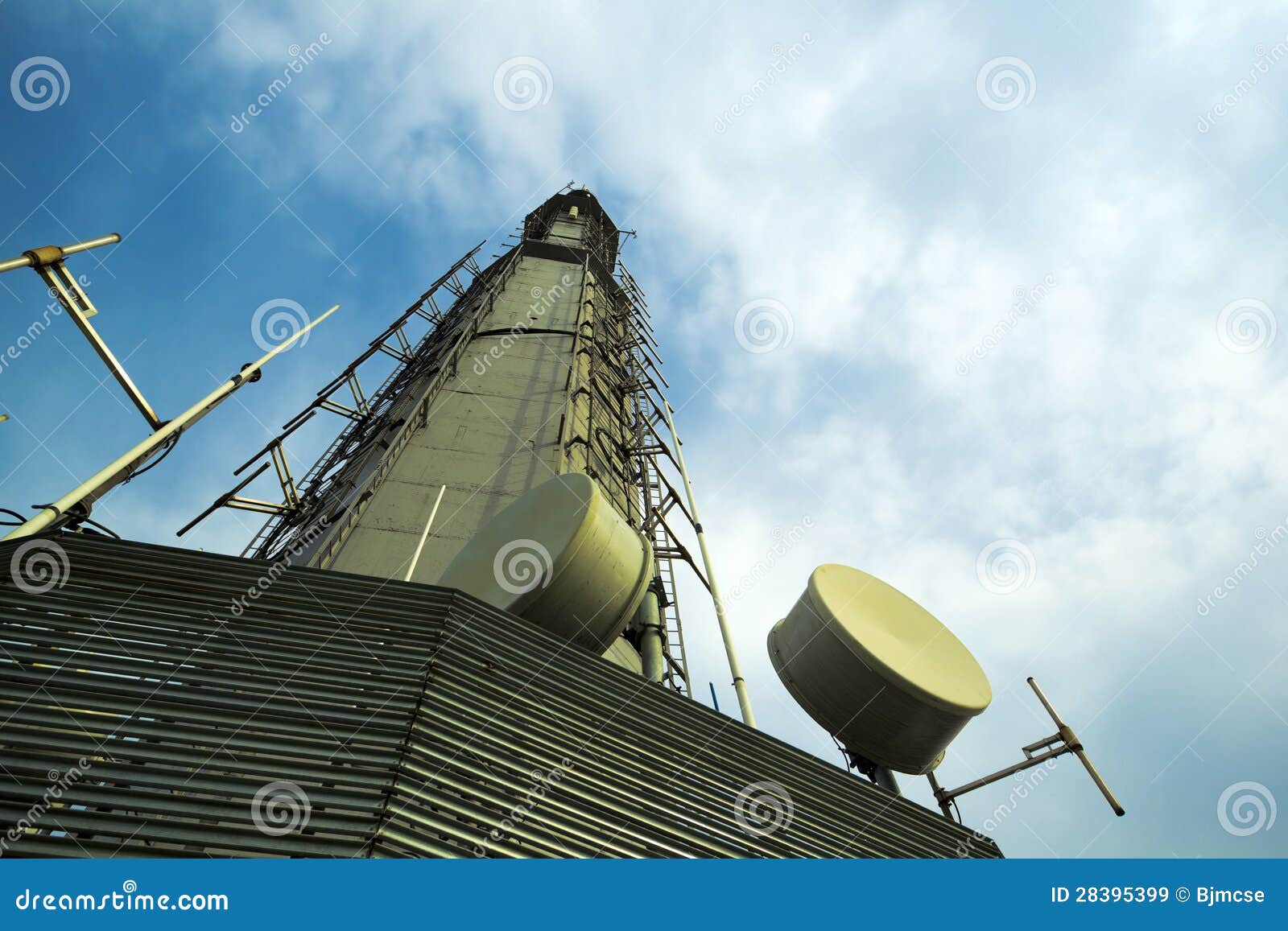 Telecommunications Tower Xian China Stock Image - Image of data ...
