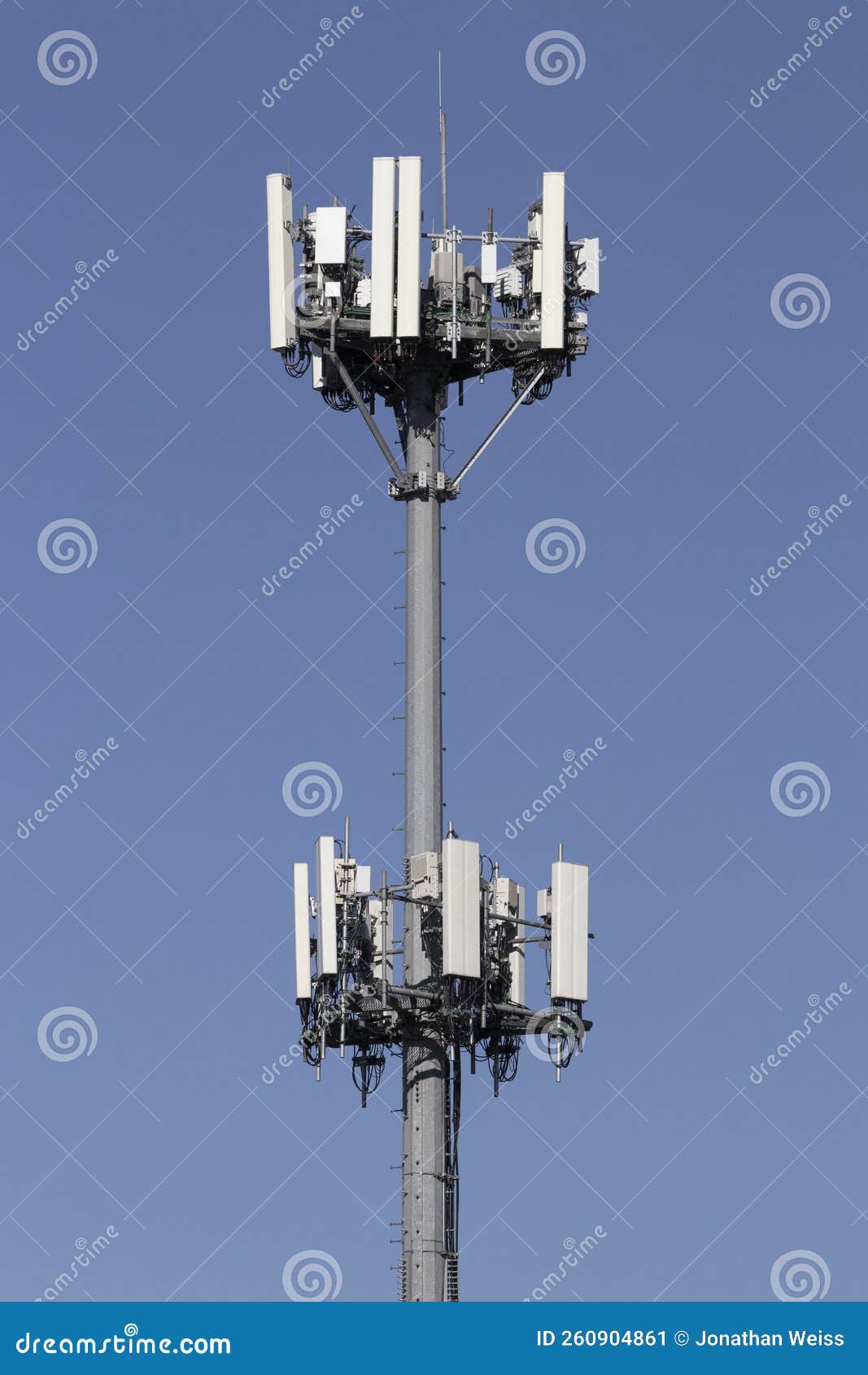 Telecommunications and Wireless Cell Equipment Tower with Directional ...