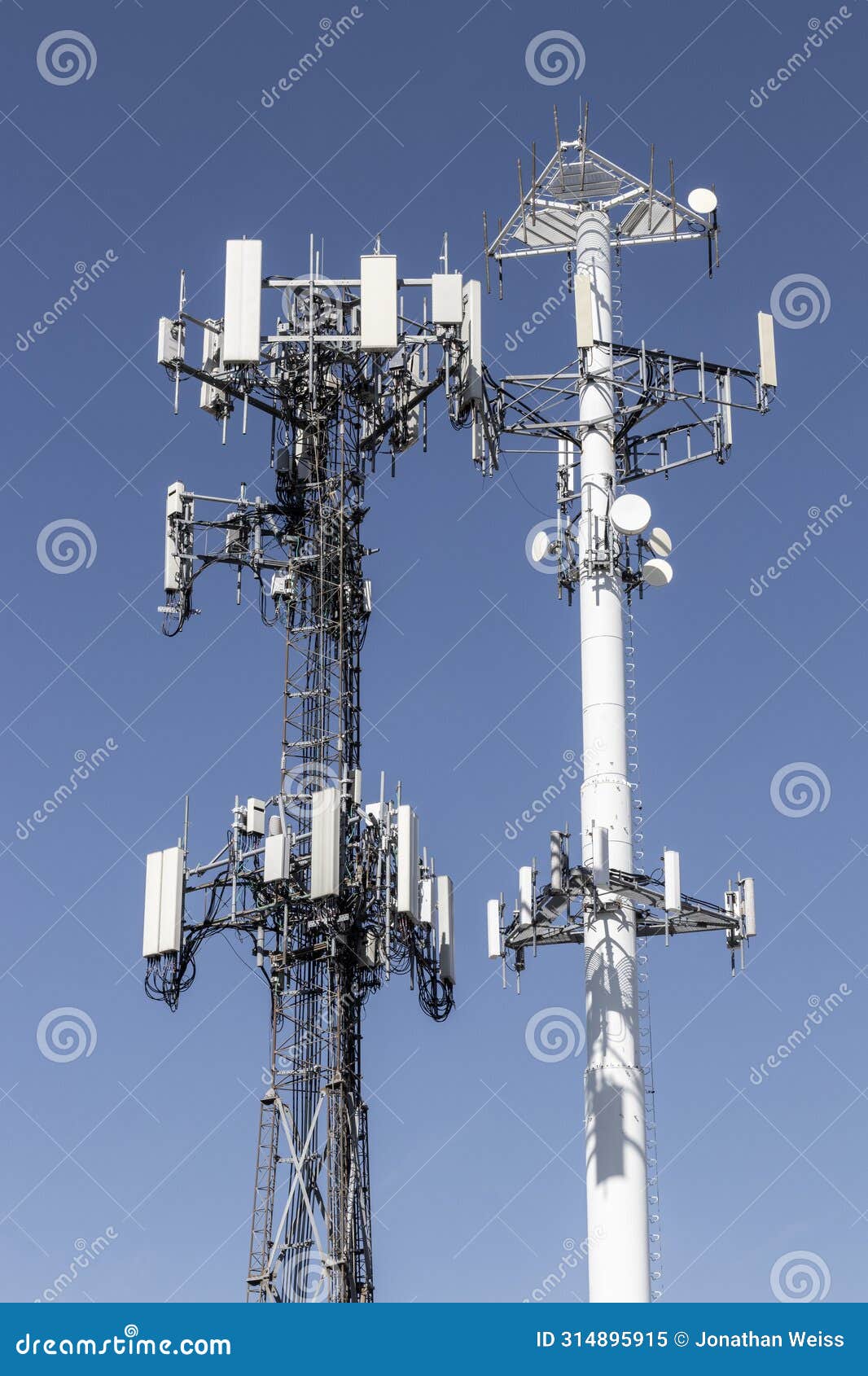 Telecommunications and Wireless Cell Equipment Tower with Directional ...