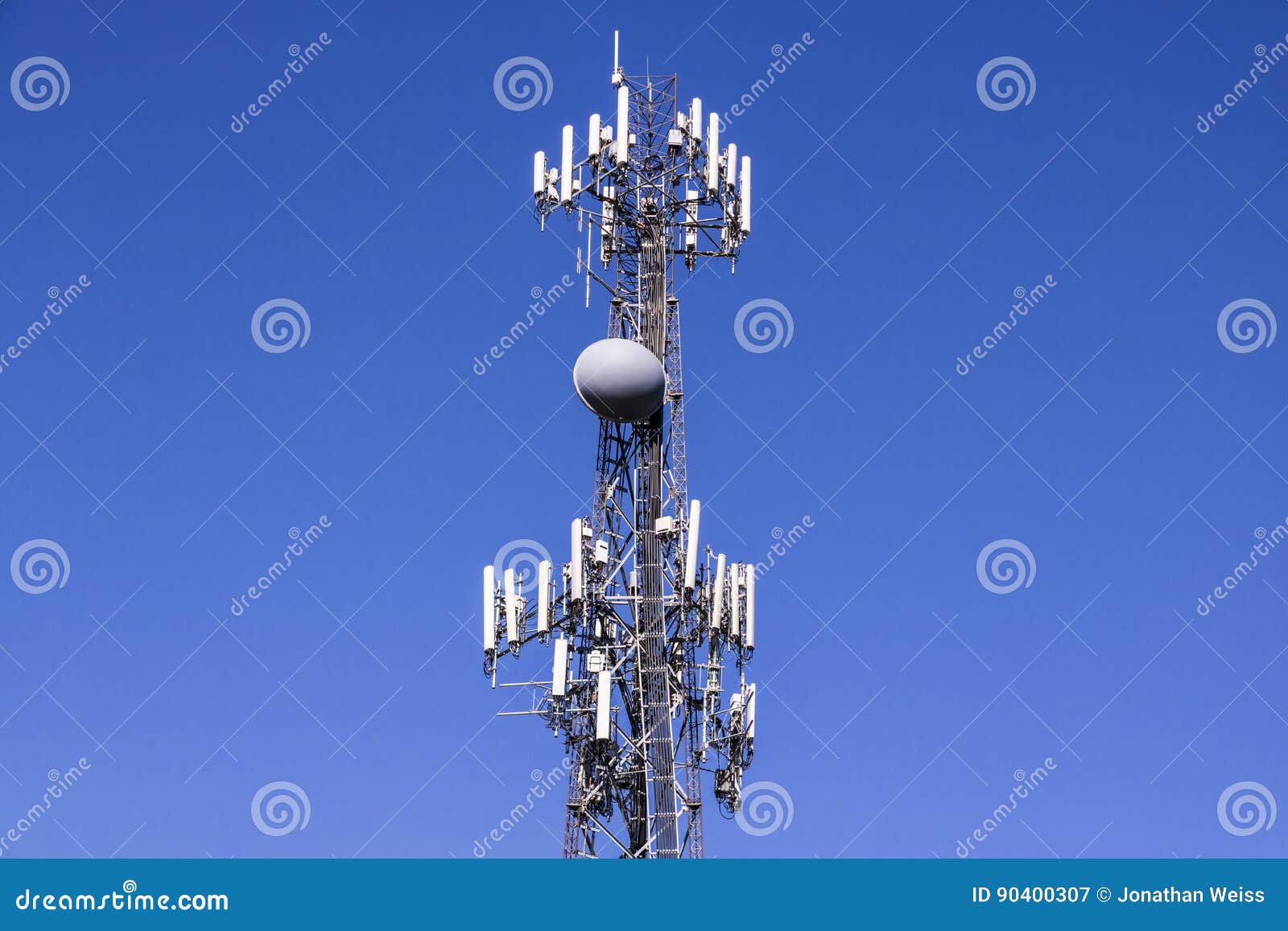 Telecommunications and Wireless Equipment Tower with Directional Stock ...