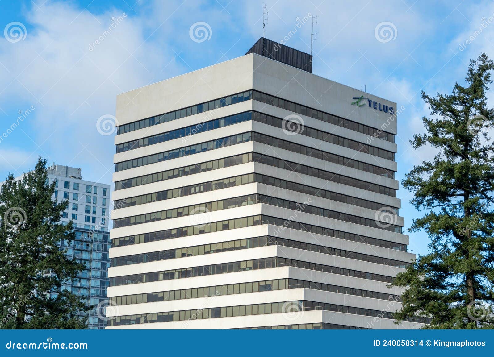 Telecomunicaciones Y Servicios De Internet De Telus En Canadá Imagen de archivo editorial ...