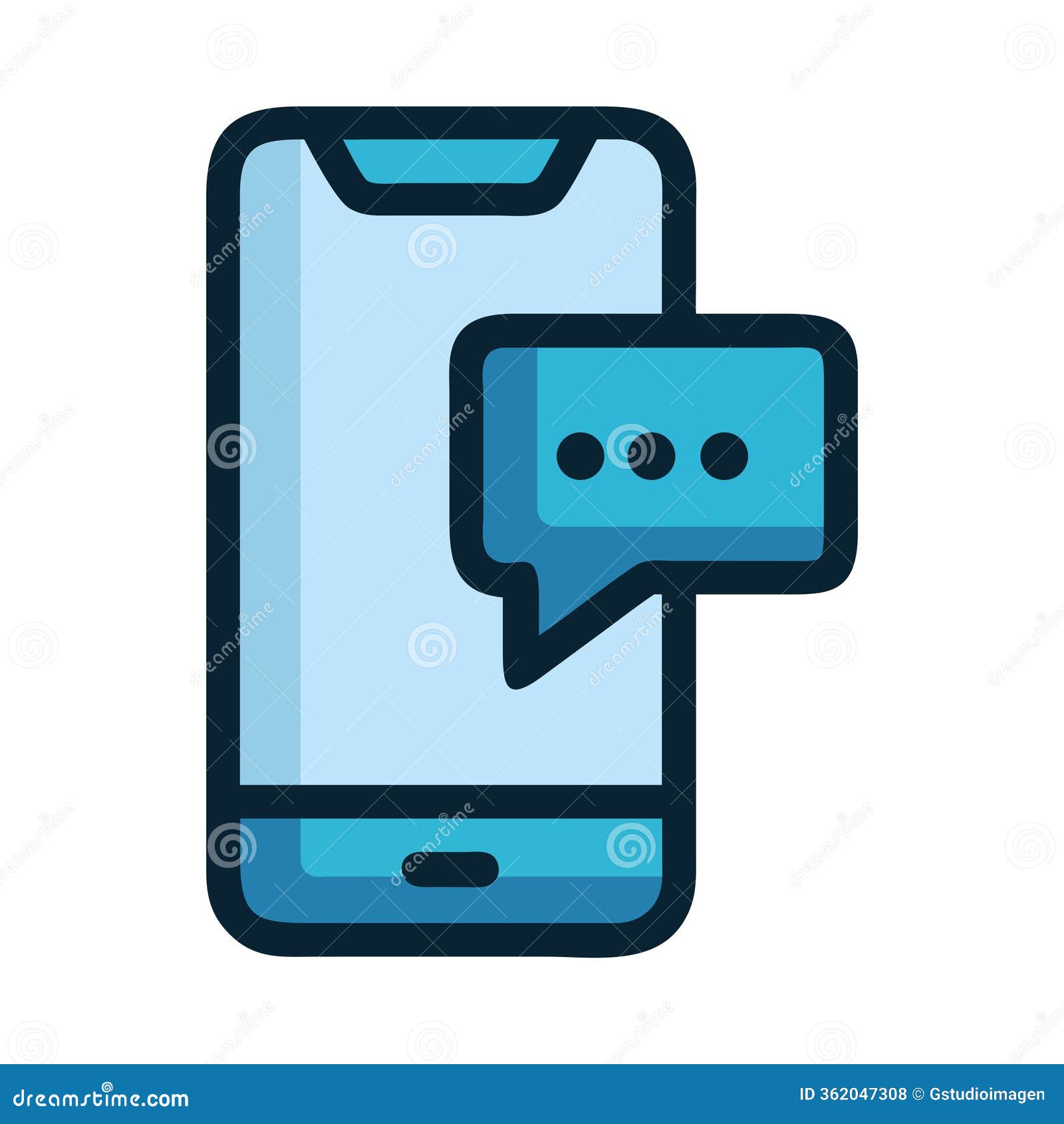 Telecomunication Mobile Location Icon Cartoon Vector | CartoonDealer ...