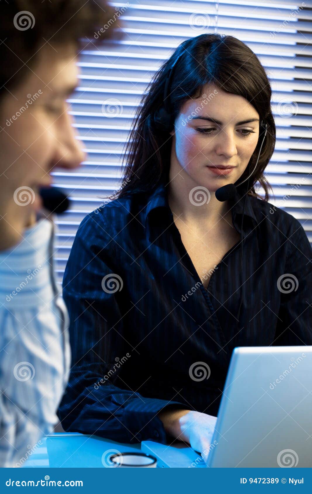 Teleconference stock image. Image of center, computer - 9472389