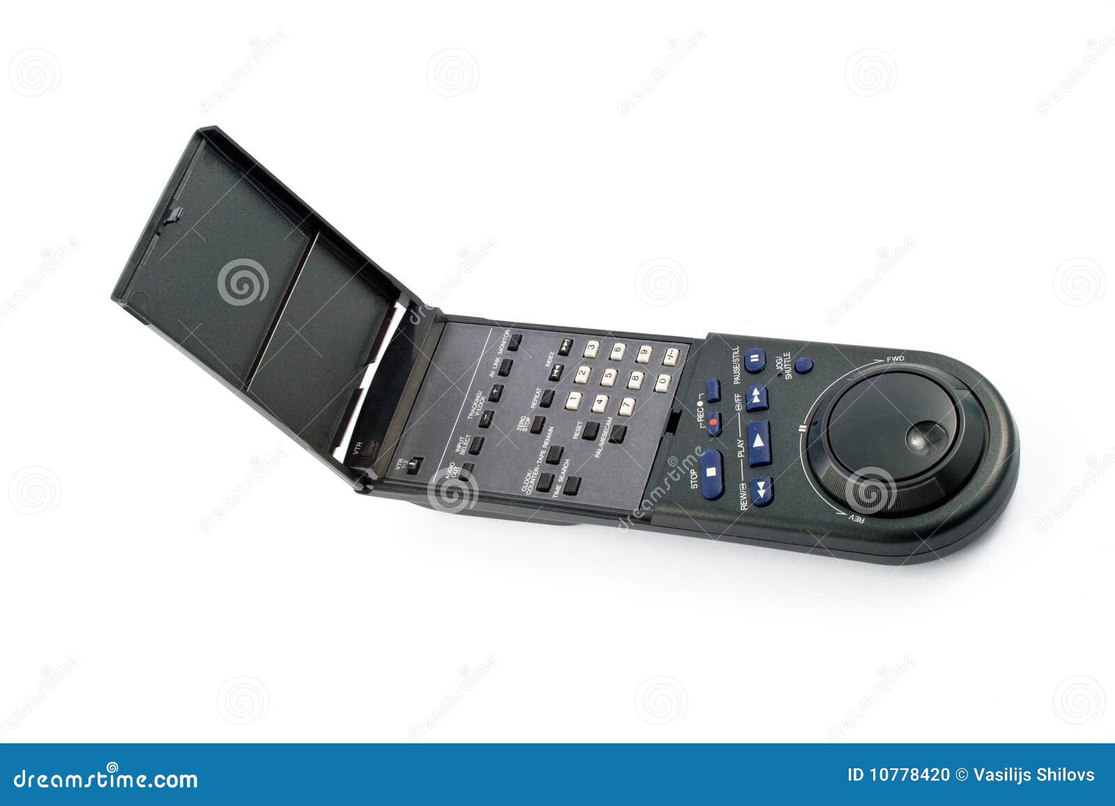 Telecontrol de la TV foto de archivo. Imagen de pulsador - 10778420