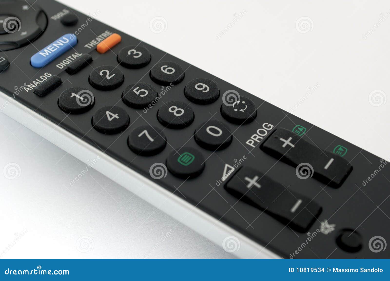 Telecontrol de la TV foto de archivo. Imagen de digital - 10819534