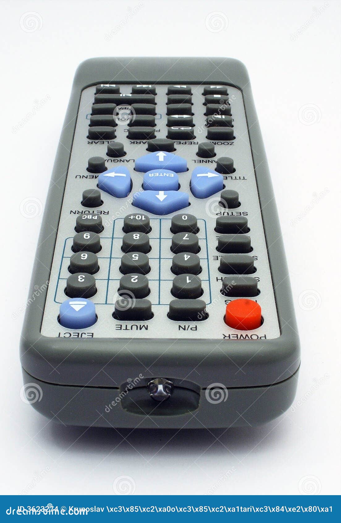 Telecontrol de la TV foto de archivo. Imagen de noticeboard - 3623274