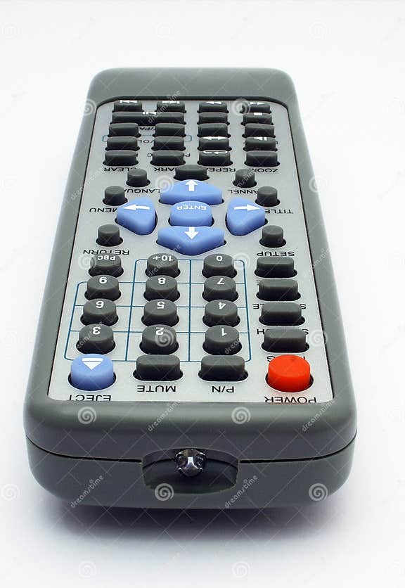 Telecontrol de la TV foto de archivo. Imagen de noticeboard - 3623274