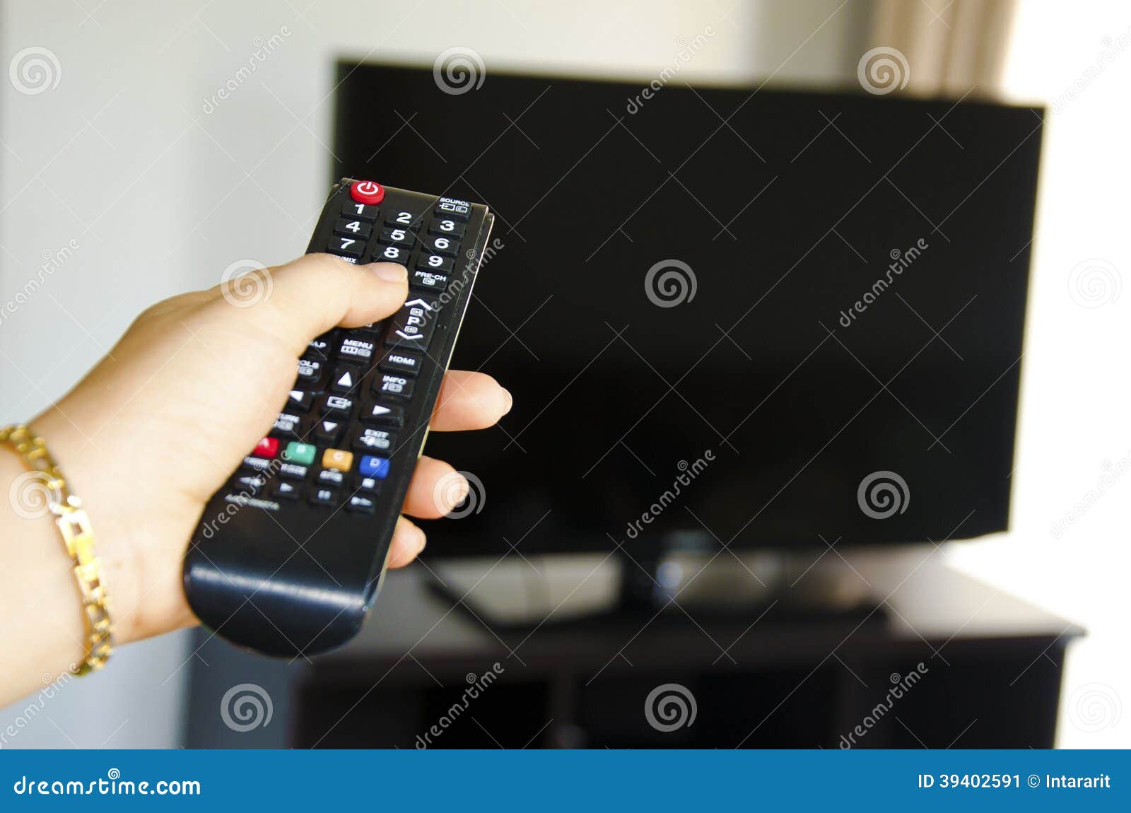 Telecontrol de la TV imagen de archivo. Imagen de conveniencia - 39402591