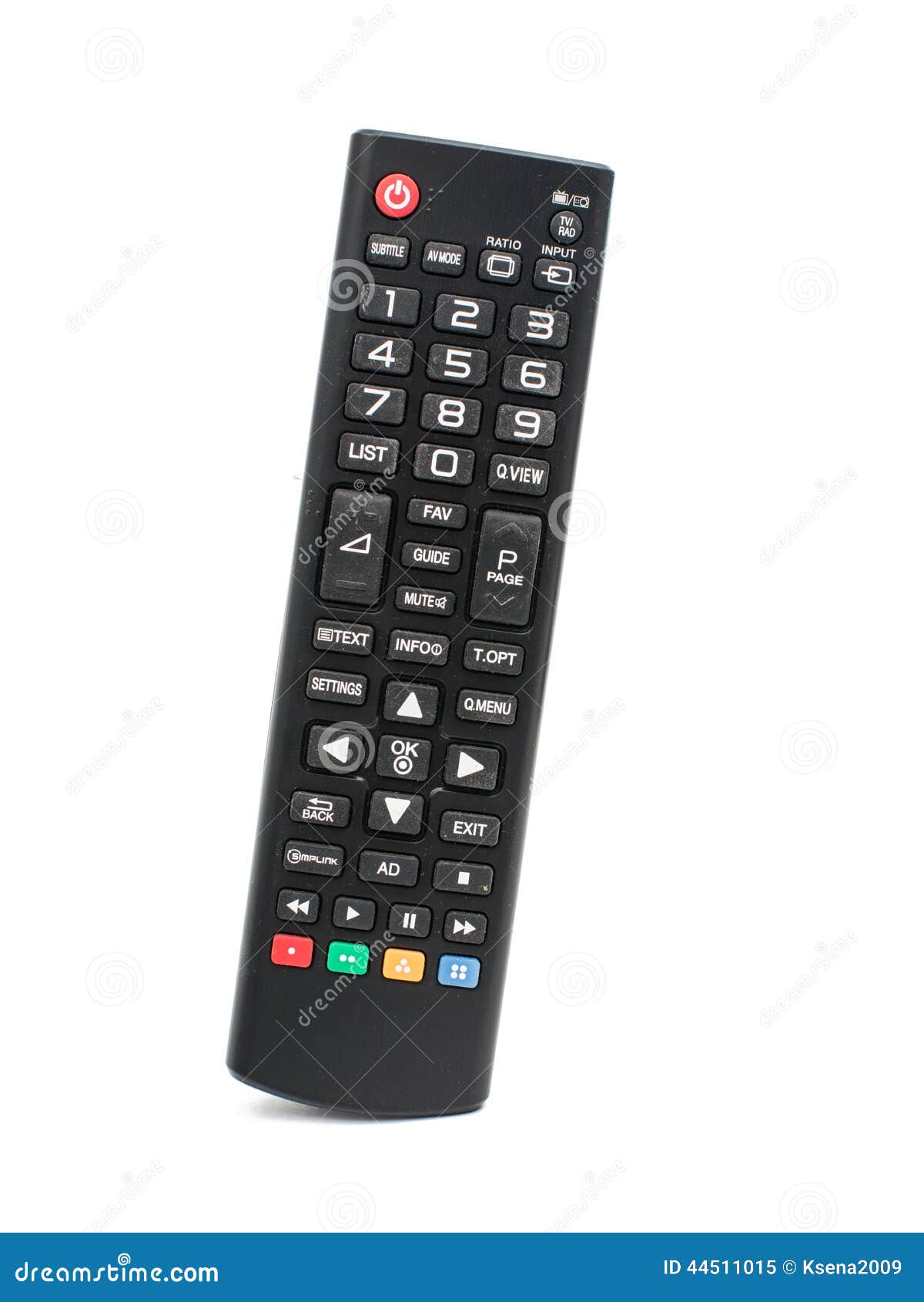 Telecontrol de la TV imagen de archivo. Imagen de comando - 44511015