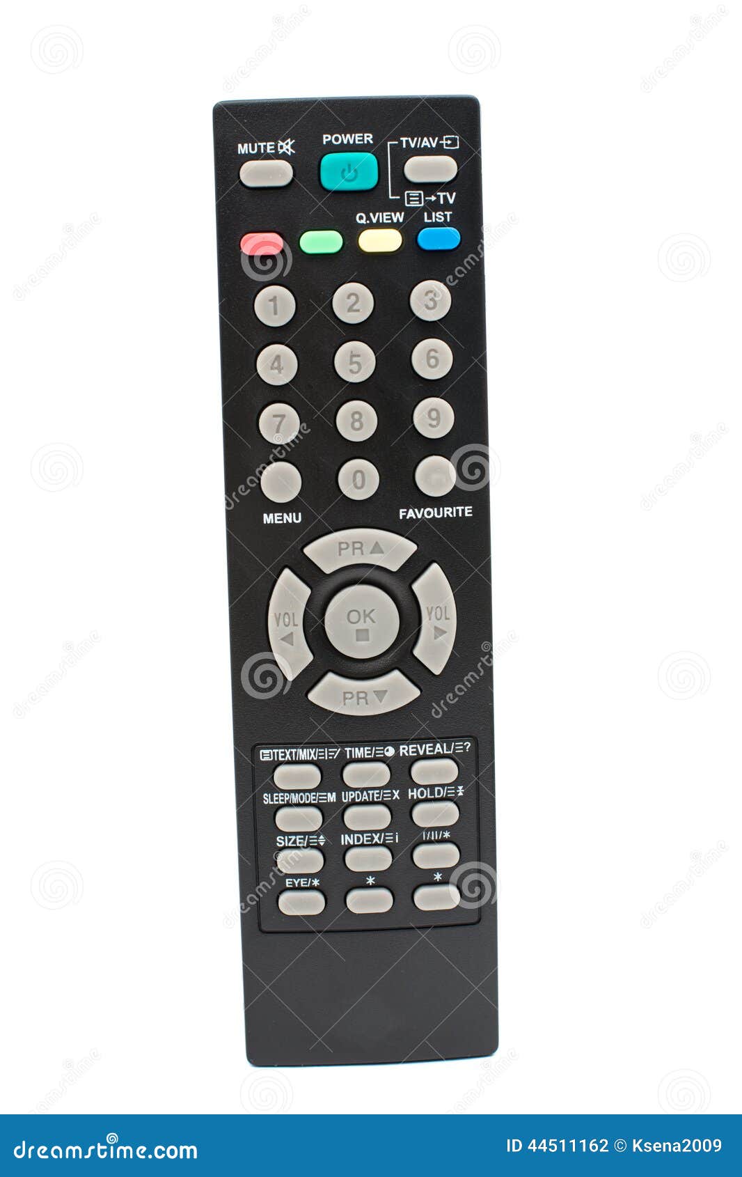 Telecontrol de la TV foto de archivo. Imagen de equipo - 44511162