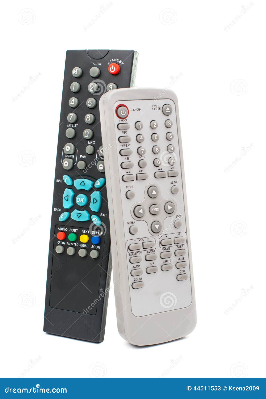 Telecontrol de la TV imagen de archivo. Imagen de negro - 44511553