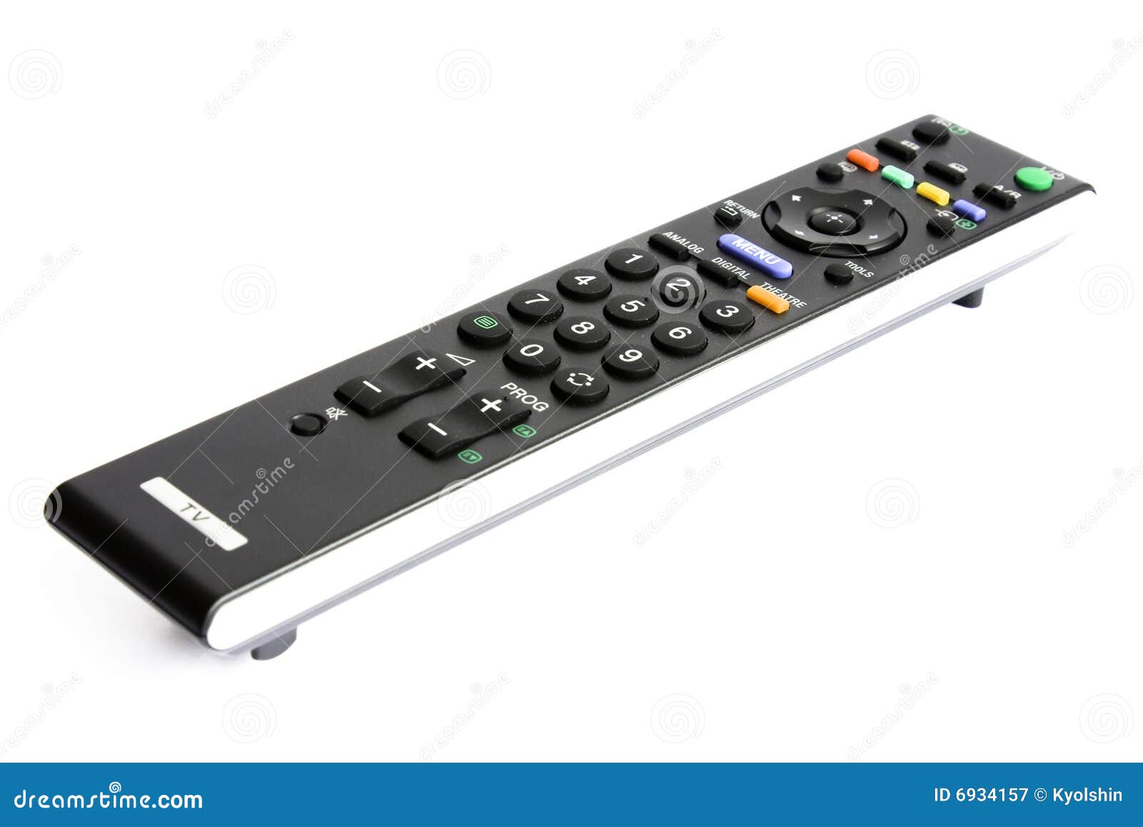 Telecontrol de la TV imagen de archivo. Imagen de nuevo - 6934157