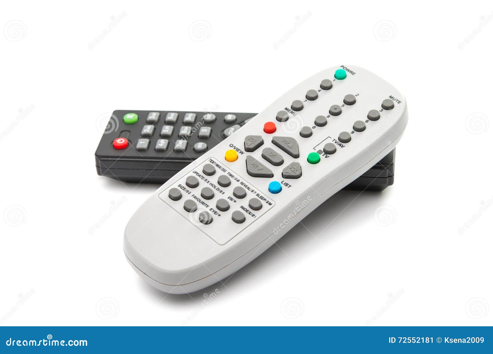 Telecontrol De La TV Aislado Imagen de archivo - Imagen de control ...