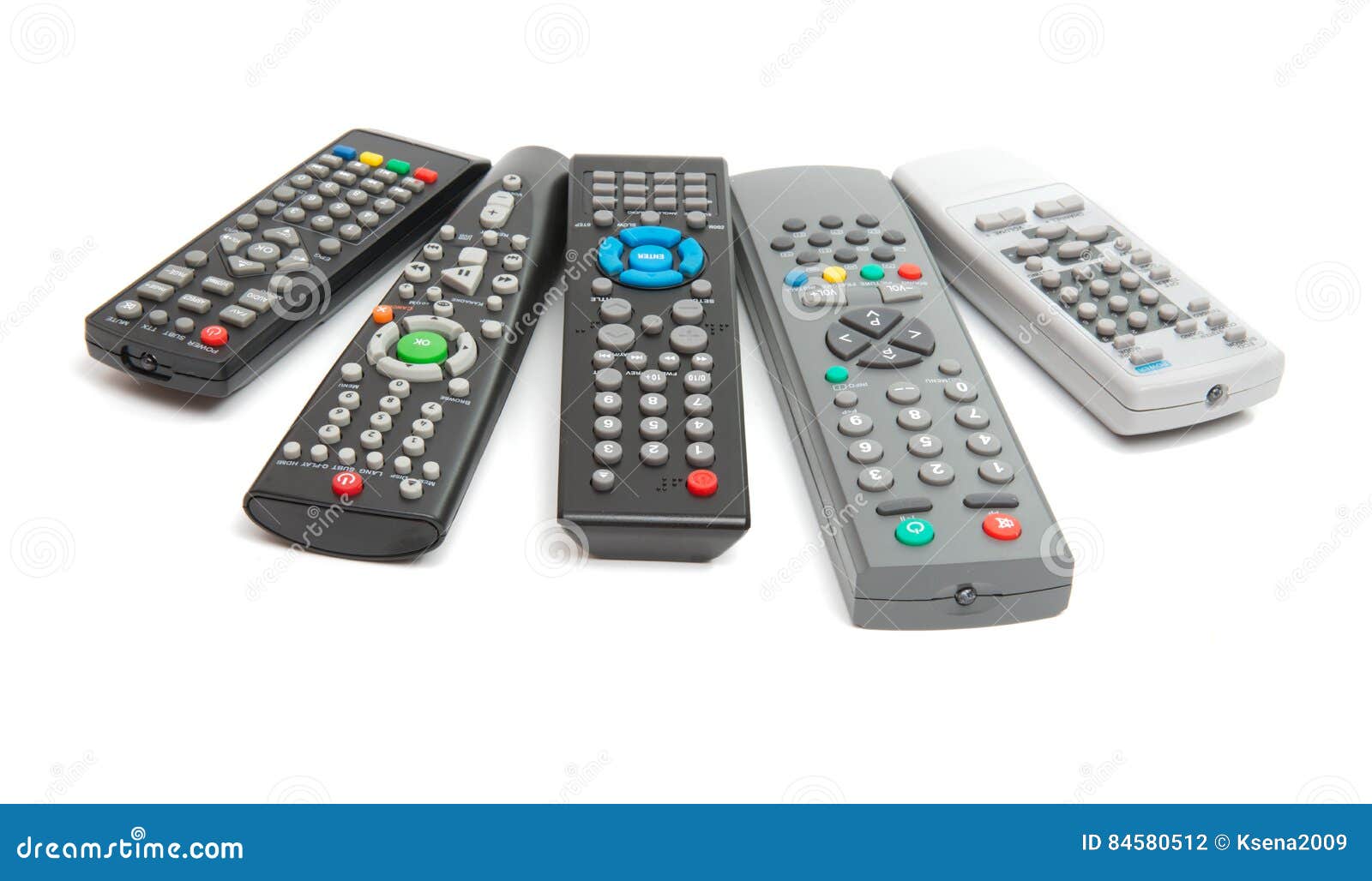 Telecontrol De La TV Aislado Foto de archivo - Imagen de fondo, aislado ...