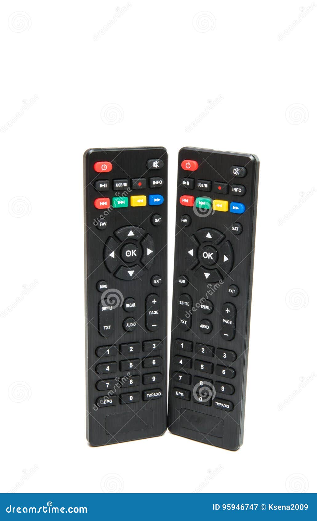 Telecontrol De La TV Aislado Imagen de archivo - Imagen de potencia ...