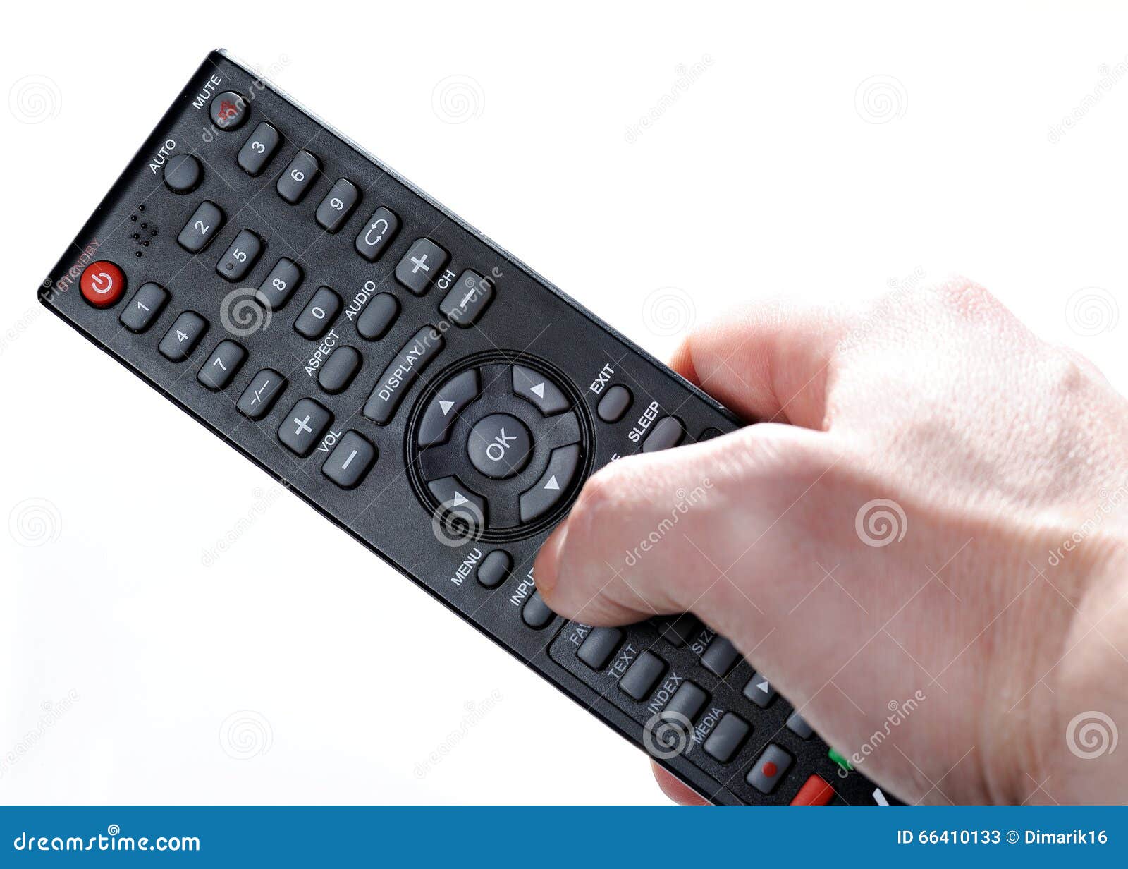 Telecontrol De La TV Disponible Imagen de archivo - Imagen de ...