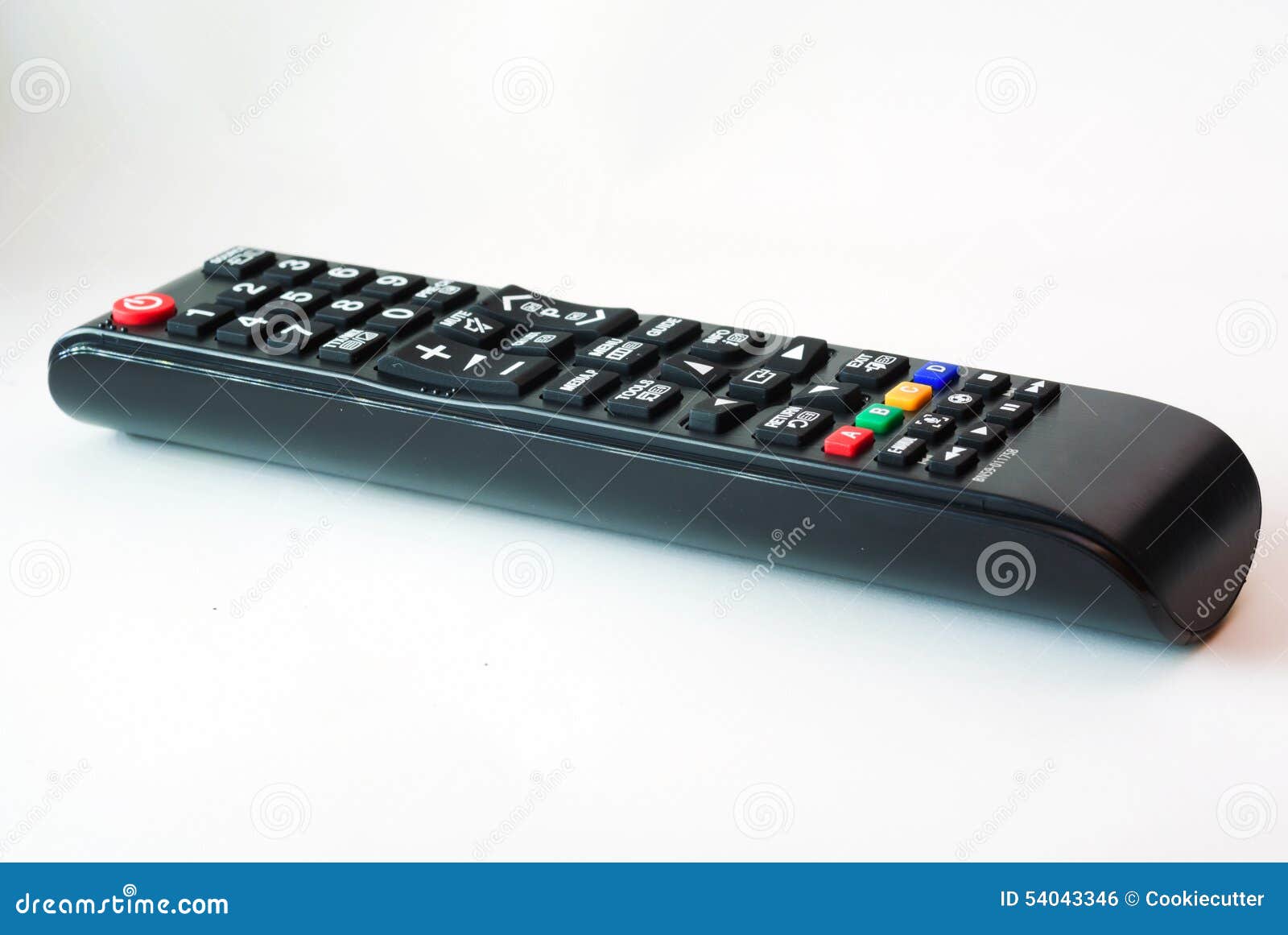 Telecontrol TV En Luz Del Estudio Foto de archivo - Imagen de medio ...