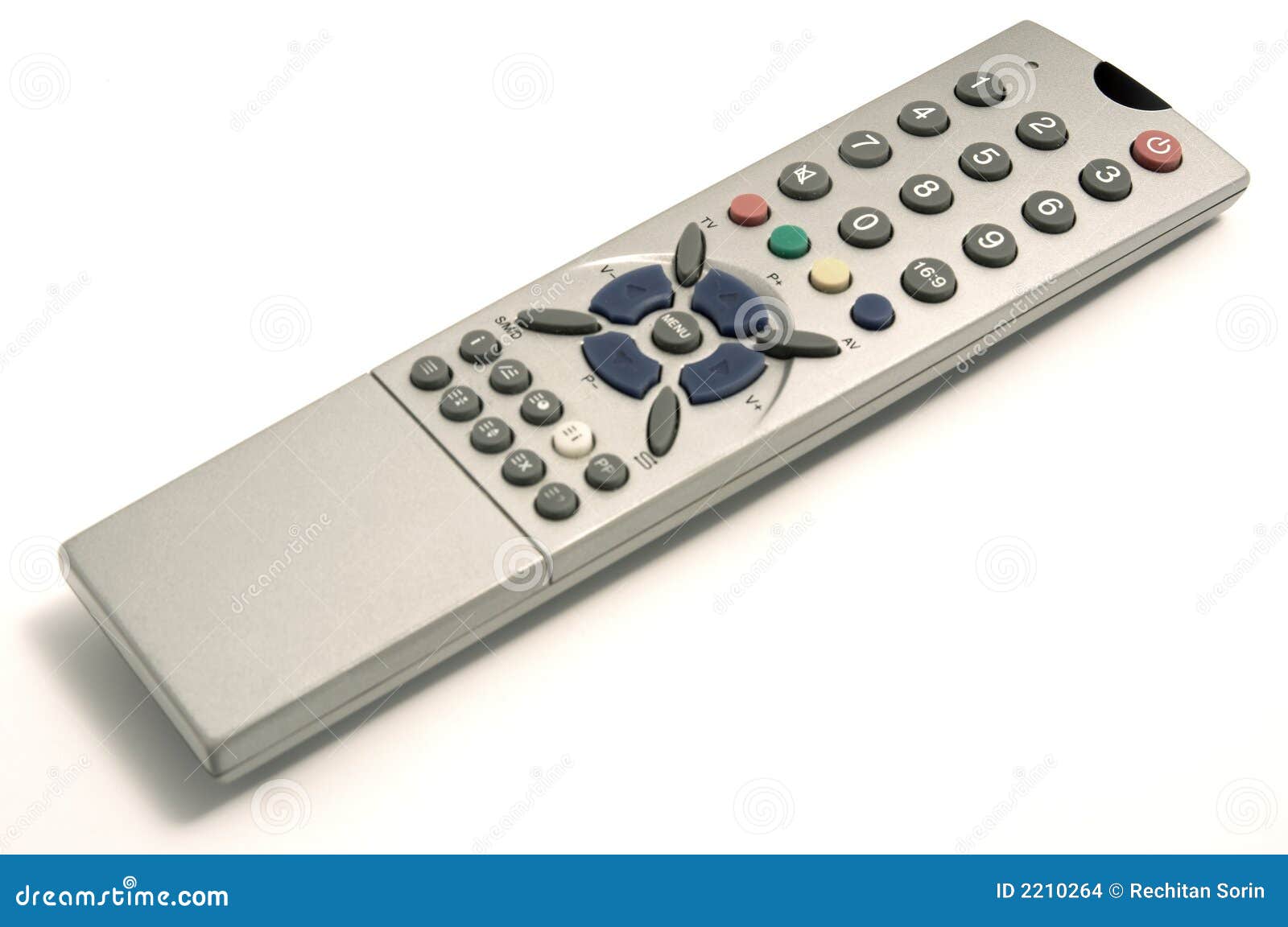 Telecontrol viejo foto de archivo. Imagen de rojo, alejado - 2210264