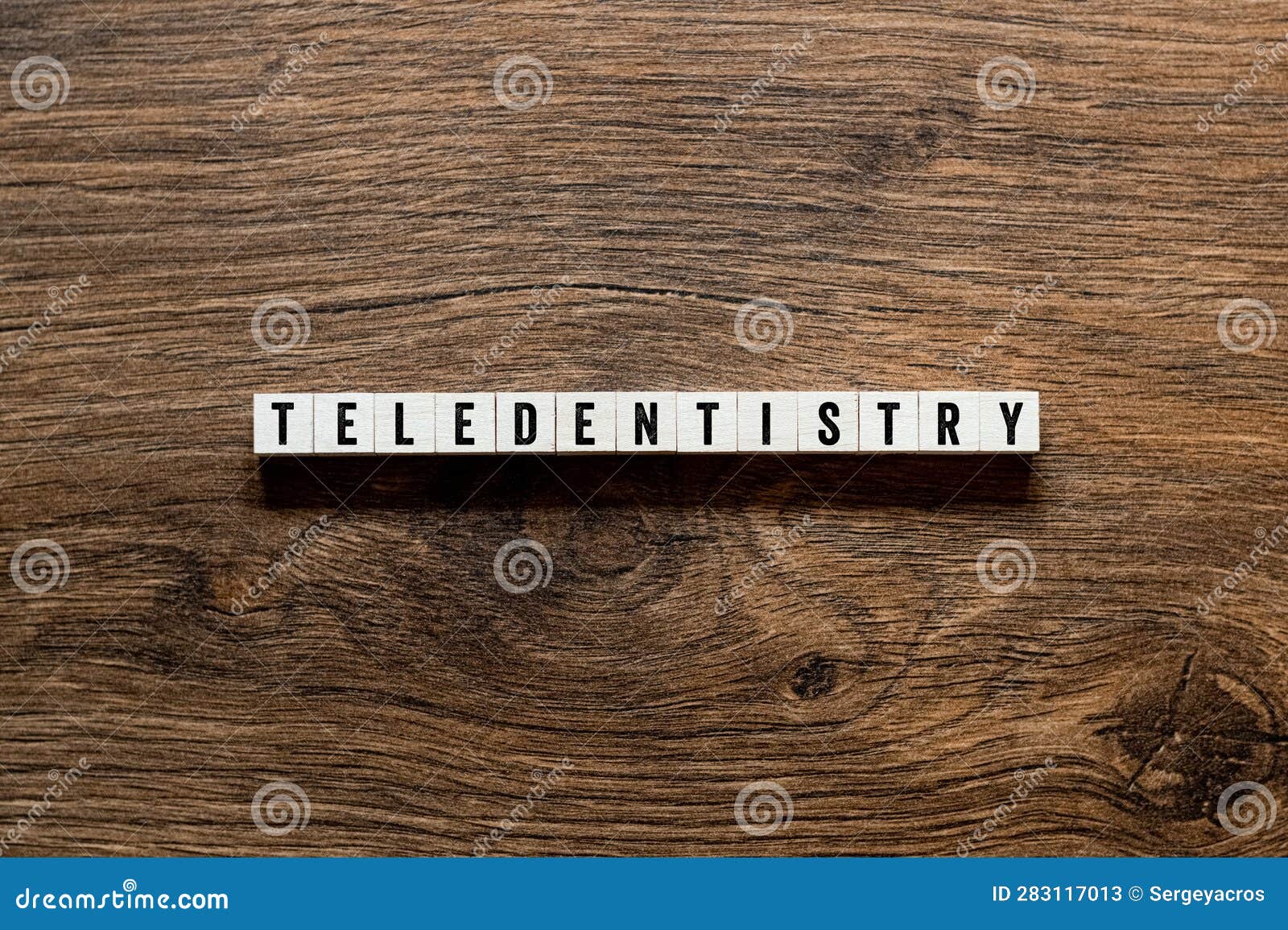 Teledentistry - Word Concept on Building Blocks, Text Stock Image ...