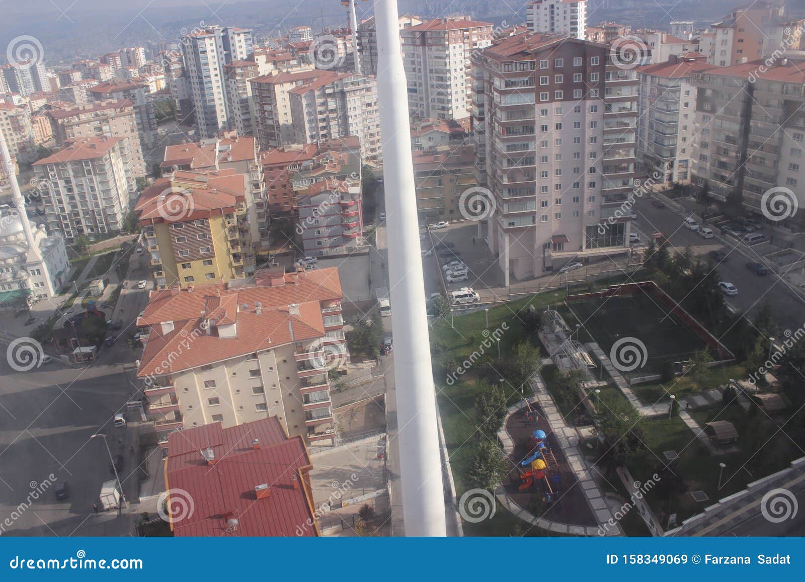 Teleferic in the sky stock image. Image of transportation - 158349069