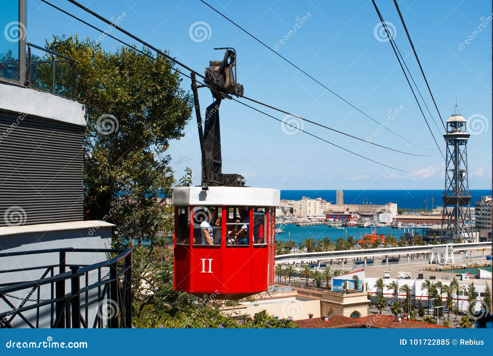 Teleferico imagen editorial. Imagen de transporte, turismo - 101722885