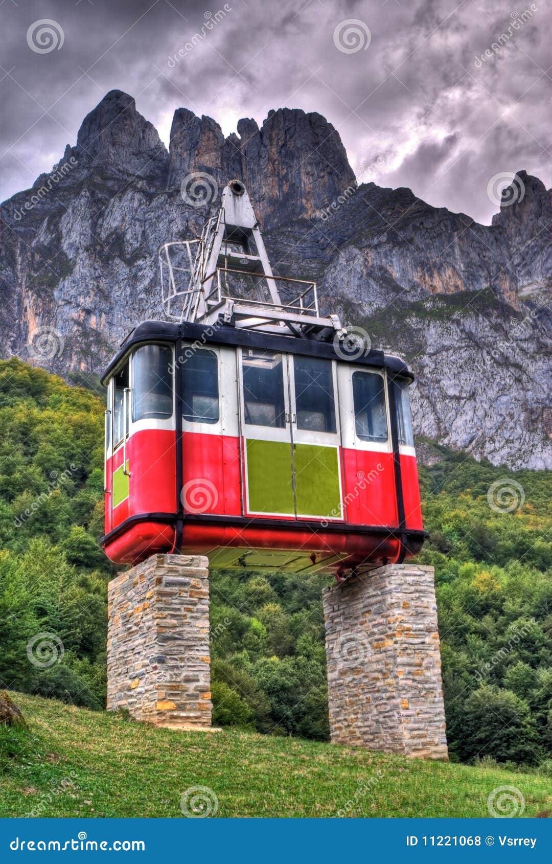 Teleferico. stock photo. Image of ancient, ferico, transport - 11221068