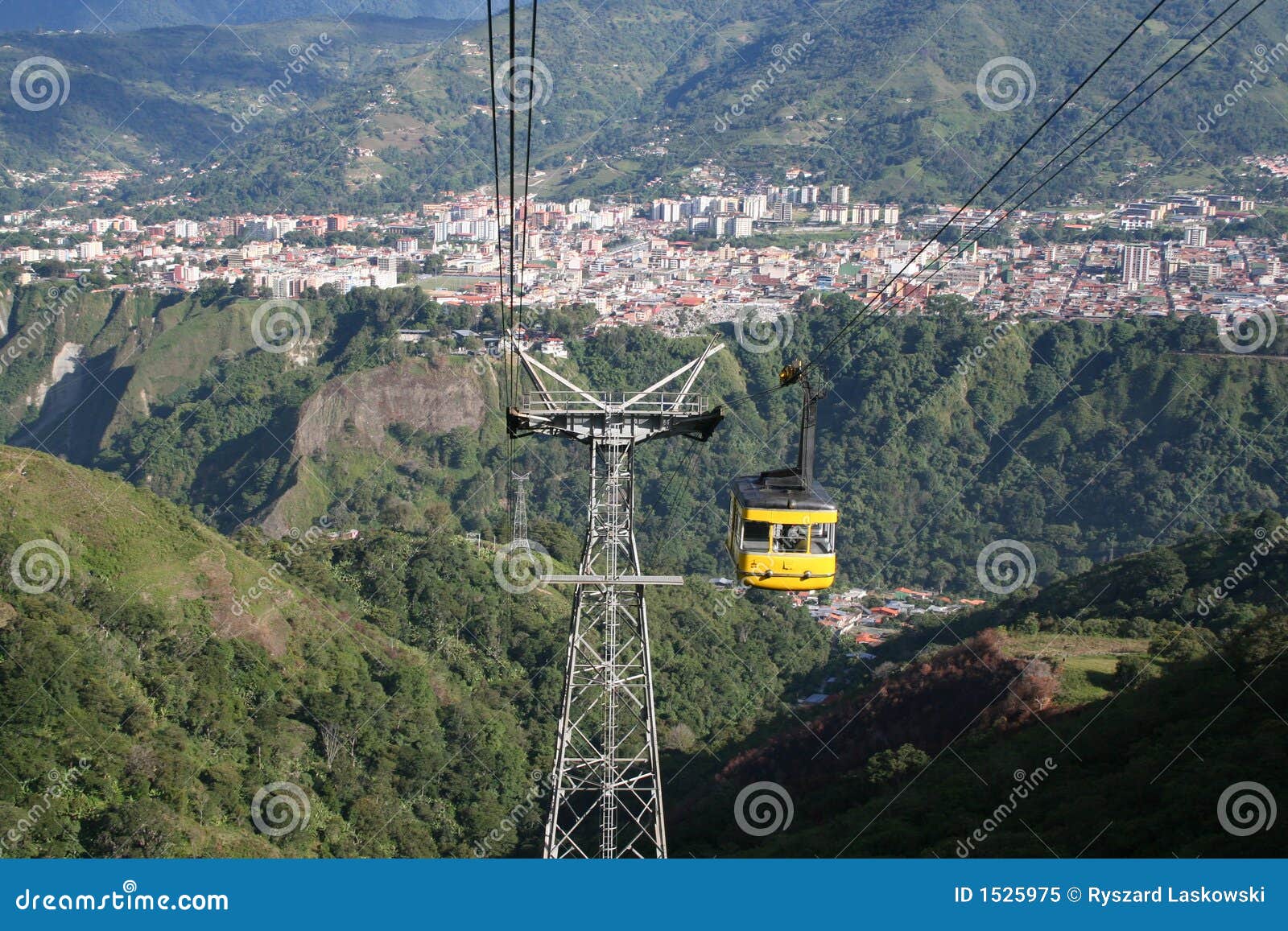 Teleferico stock image. Image of tropical, teleferico - 1525975