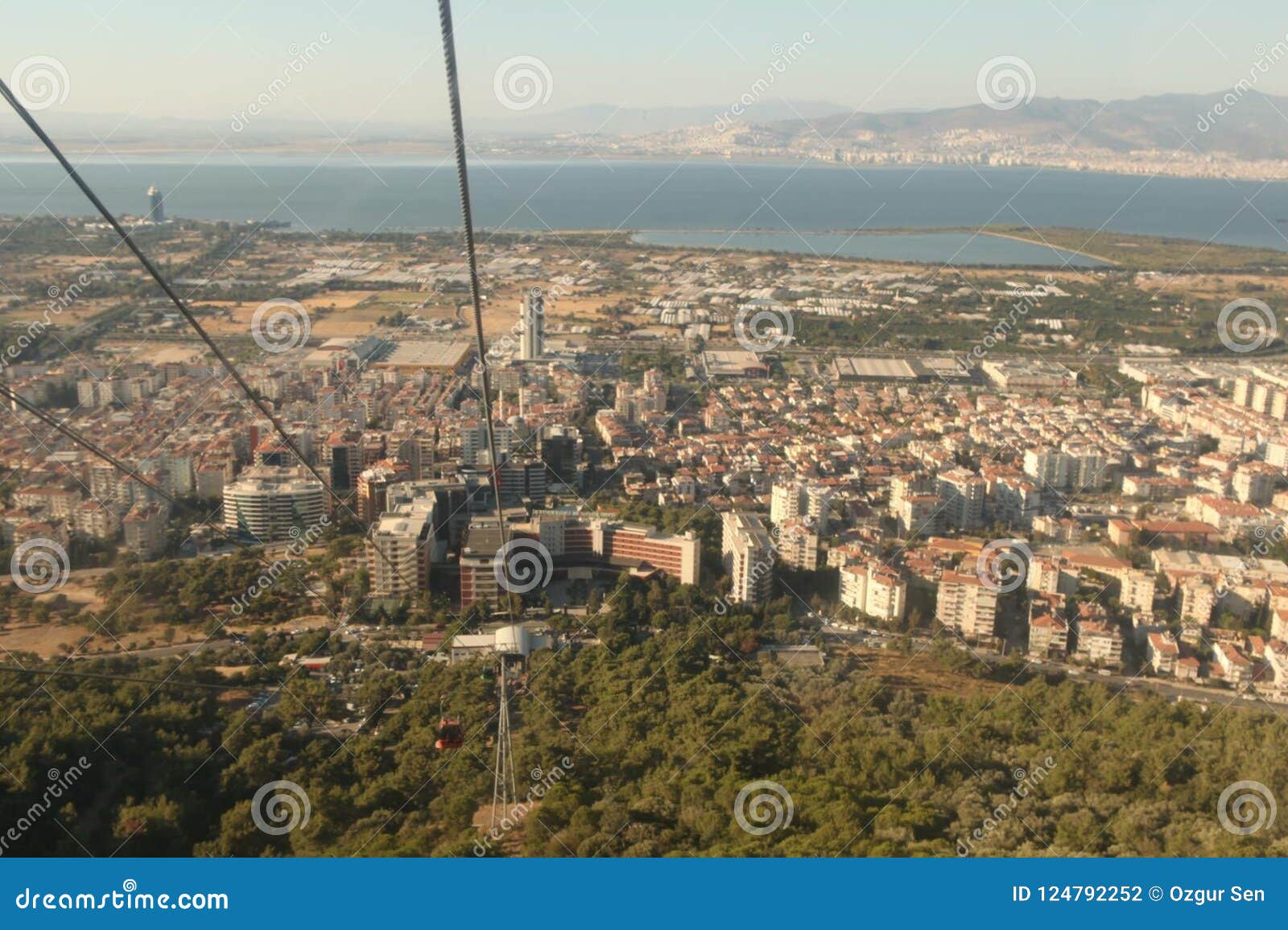 Teleferik stock photo. Image of sightseeing, high, landscape - 124792252