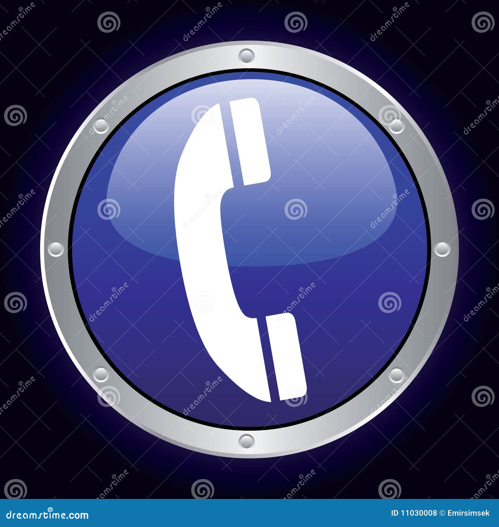 Telefon-Ikone vektor abbildung. Illustration von farbe - 11030008