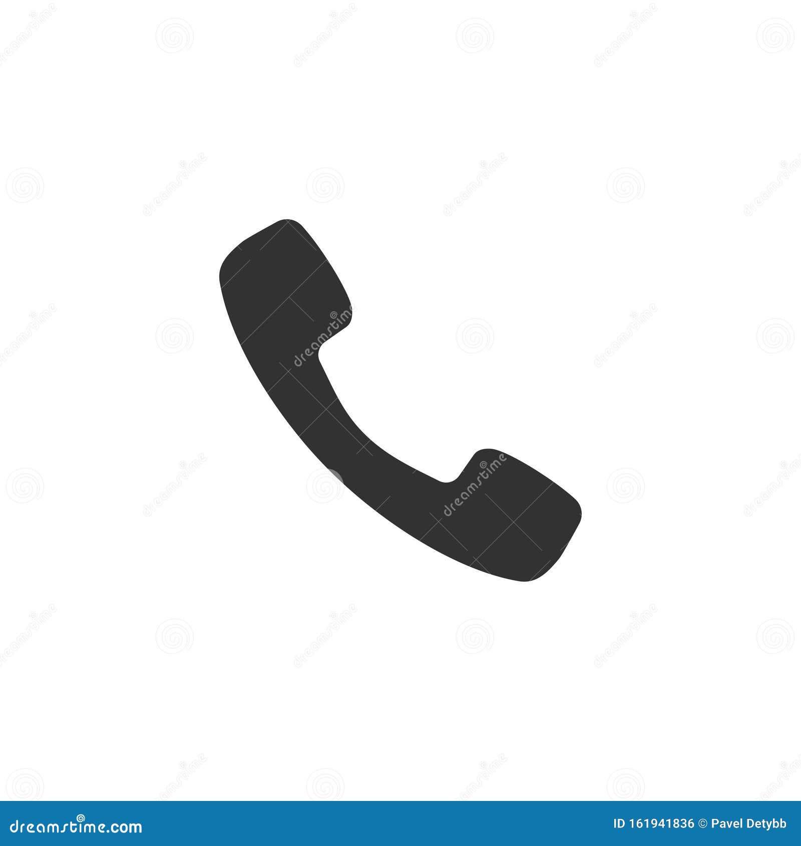 Telefon, Rufzeichen Vector-Illustration, Flaches Design Stock Abbildung ...