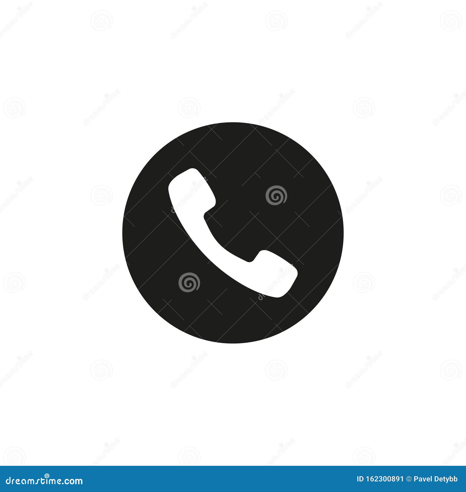 Telefon, Rufzeichen Vector-Illustration, Flaches Design Stock Abbildung ...