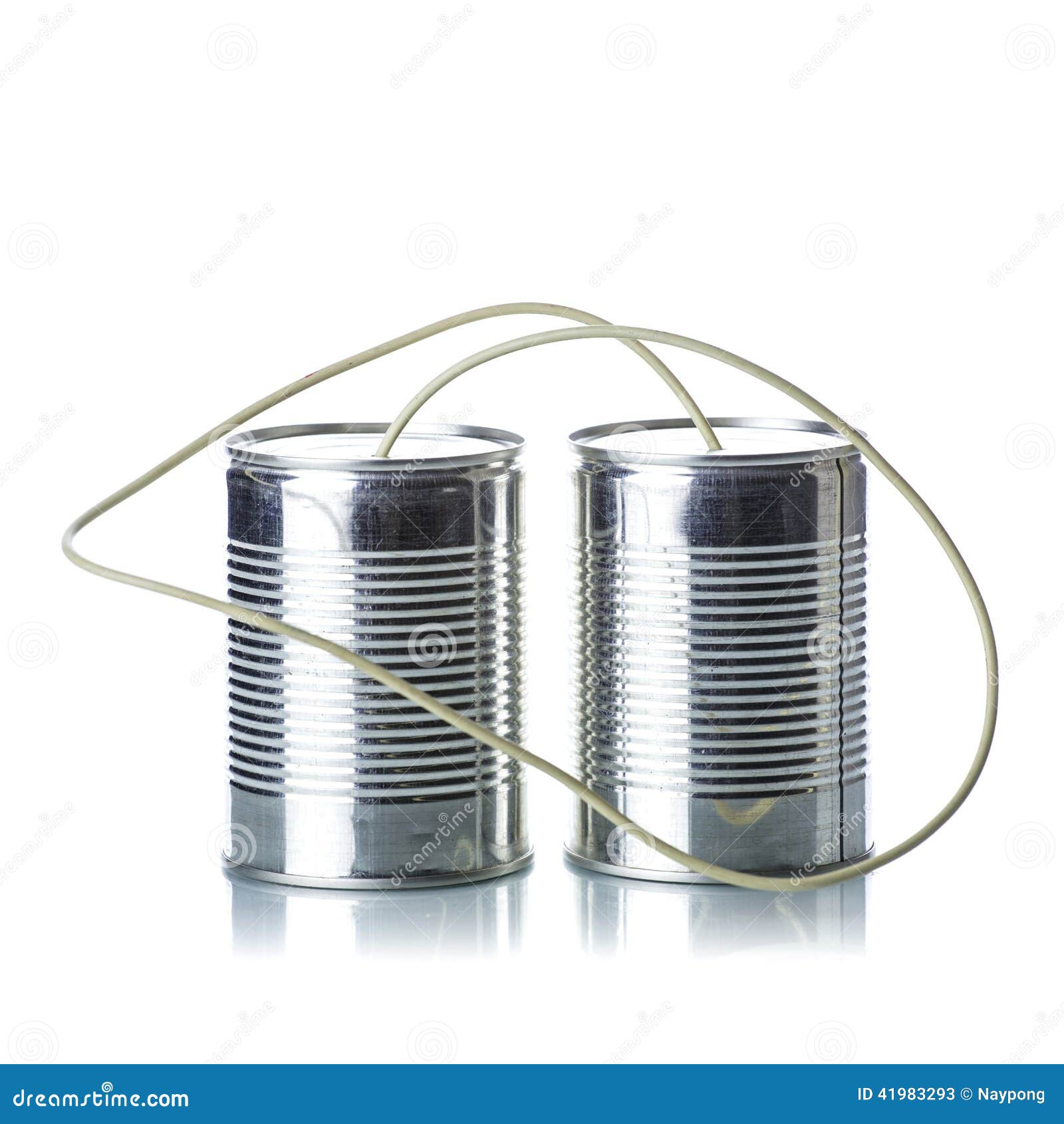 Telefone das latas de lata imagem de stock. Imagem de equipamento ...