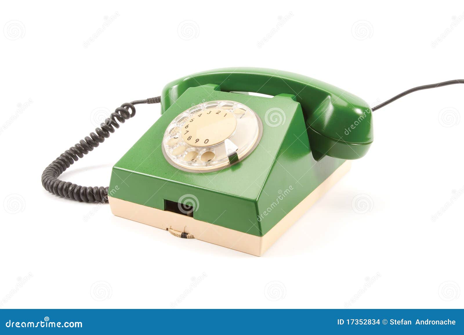 Telefone retro verde foto de stock. Imagem de dispositivo - 17352834