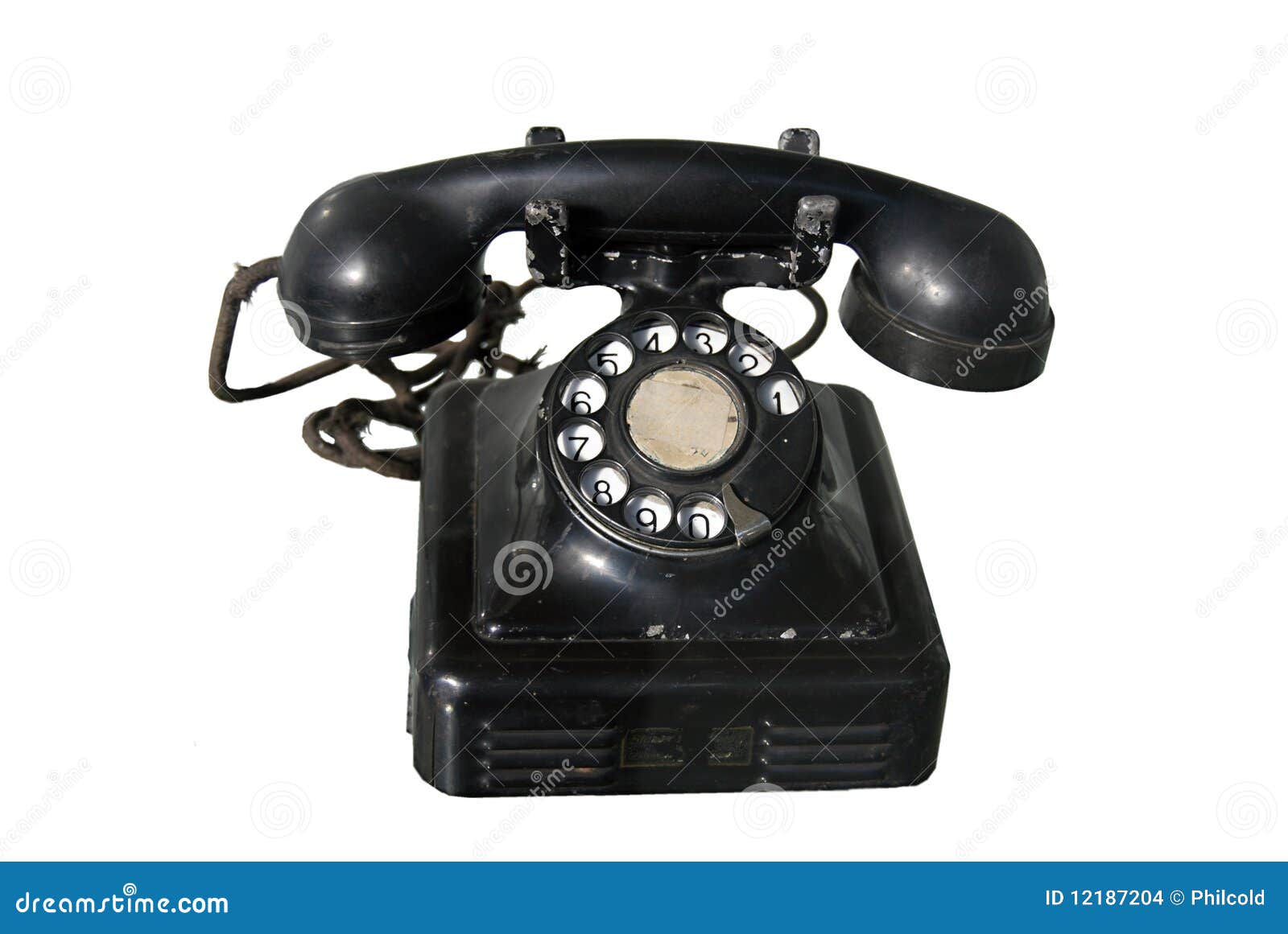 Telefone velho foto de stock. Imagem de cabo, telefone - 12187204