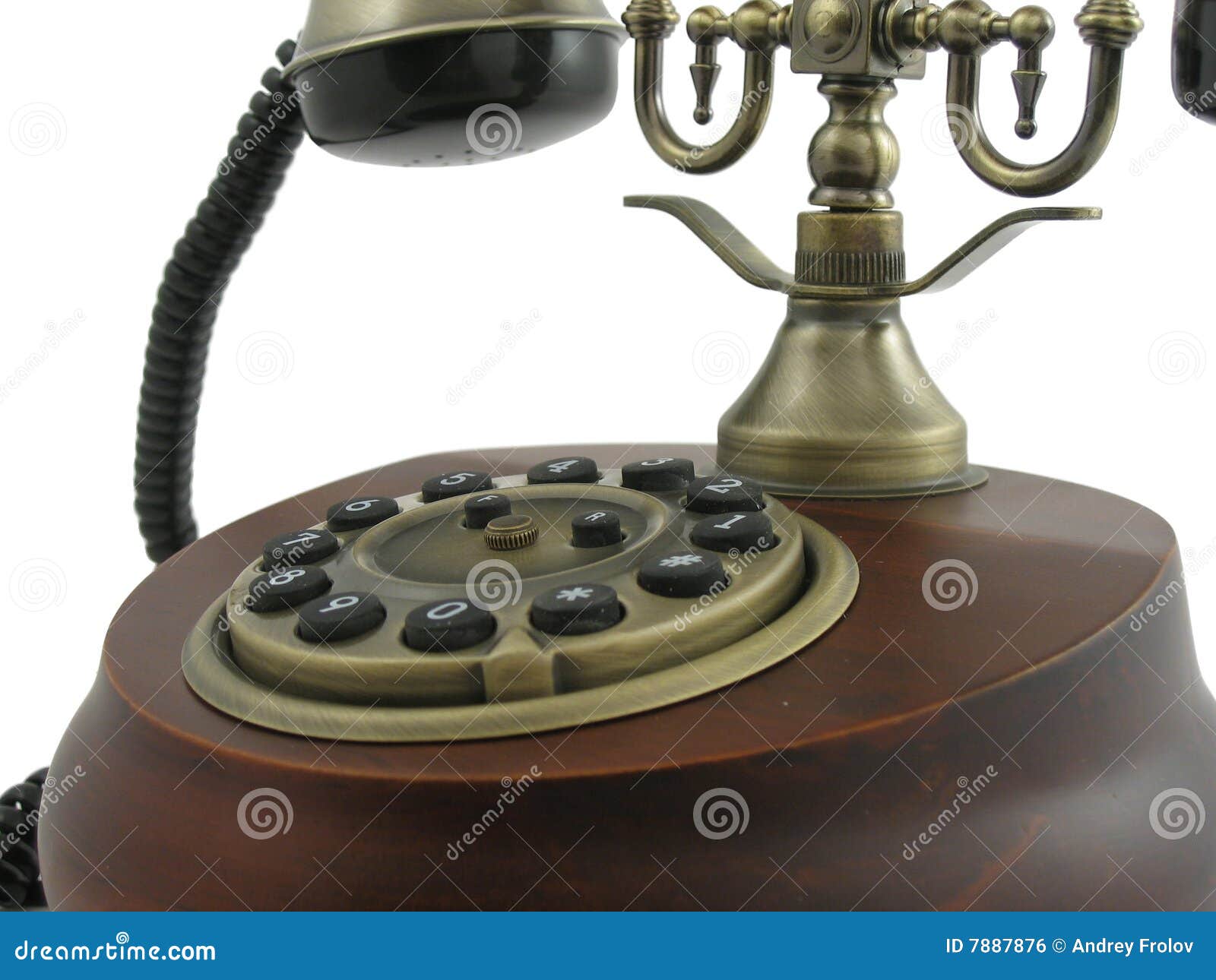 Telefone velho do vintage foto de stock. Imagem de velho - 7887876