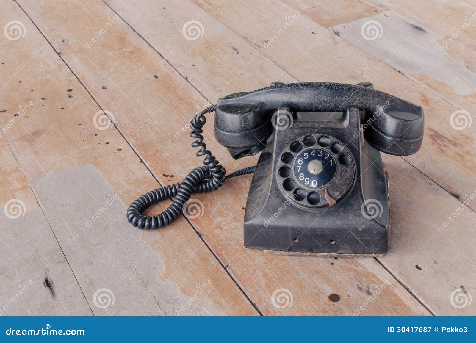 Telefone Velho Preto Retro, Estilo Retro Imagem de Stock - Imagem de ...