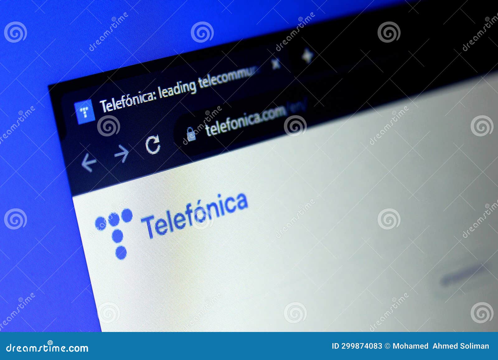 Telefonica Telecommunications Company Editorial Stock Photo - Image of ...