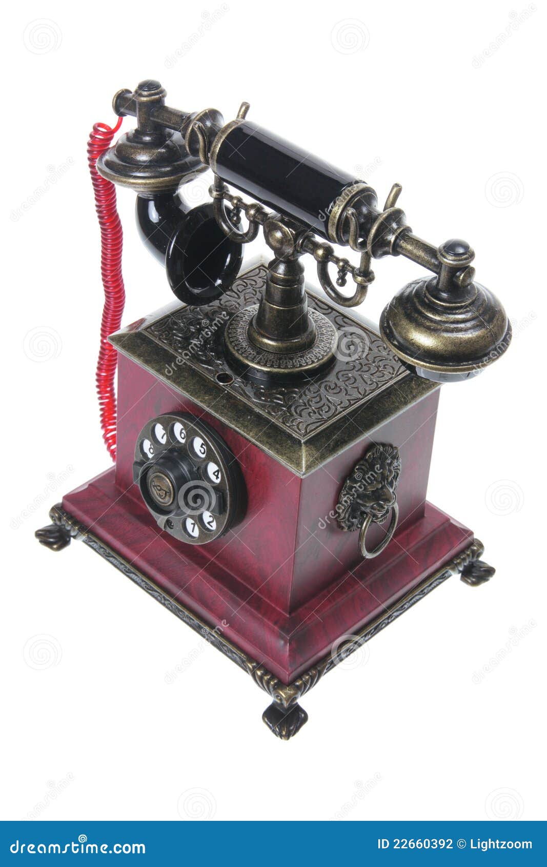 Telefono antico fotografia stock. Immagine di bianco - 22660392