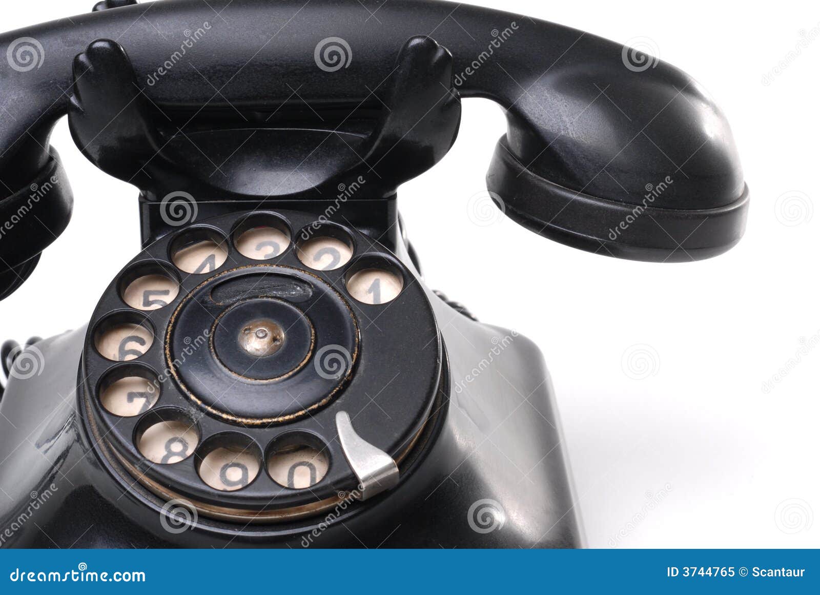 Telefono antico immagine stock. Immagine di decrepito - 3744765