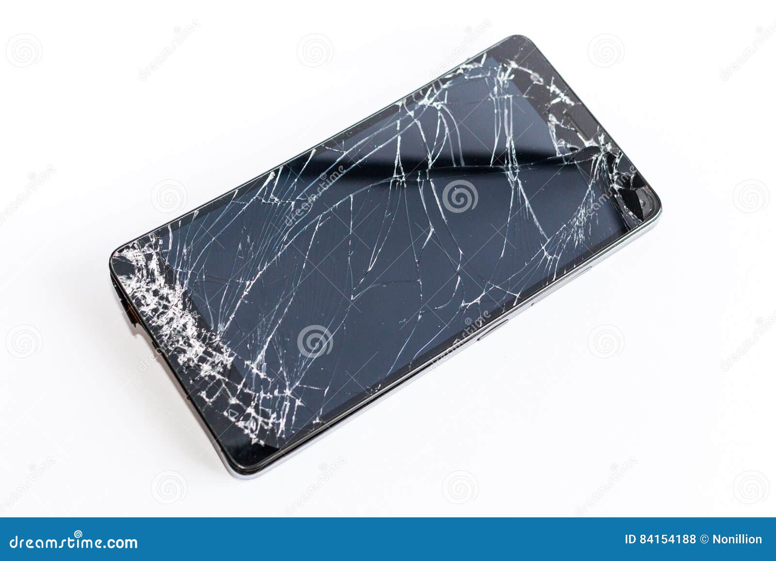 Telefono Cellulare Con Lo Schermo Rotto Fotografia Stock - Immagine di ...