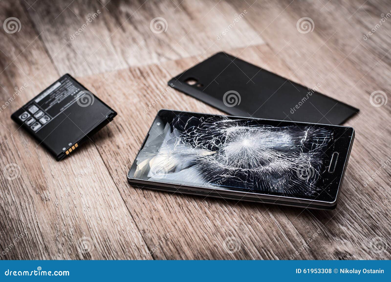 Telefono Cellulare E Parti Rotti Fotografia Stock - Immagine di ...
