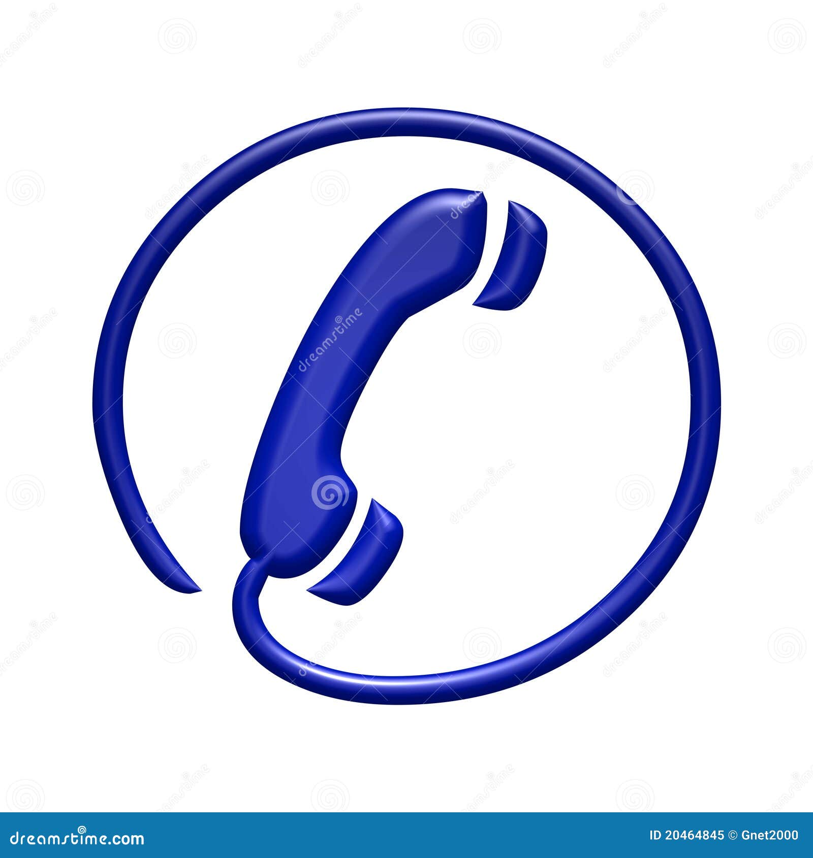 Telefonzeichen stock abbildung. Illustration von seilzug - 20464845