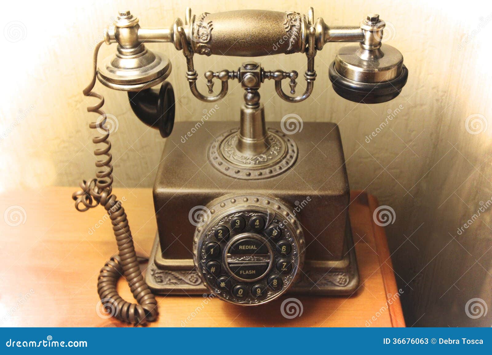 Telefoon Oude Manier En Antiquiteit Stock Afbeelding - Image of ...