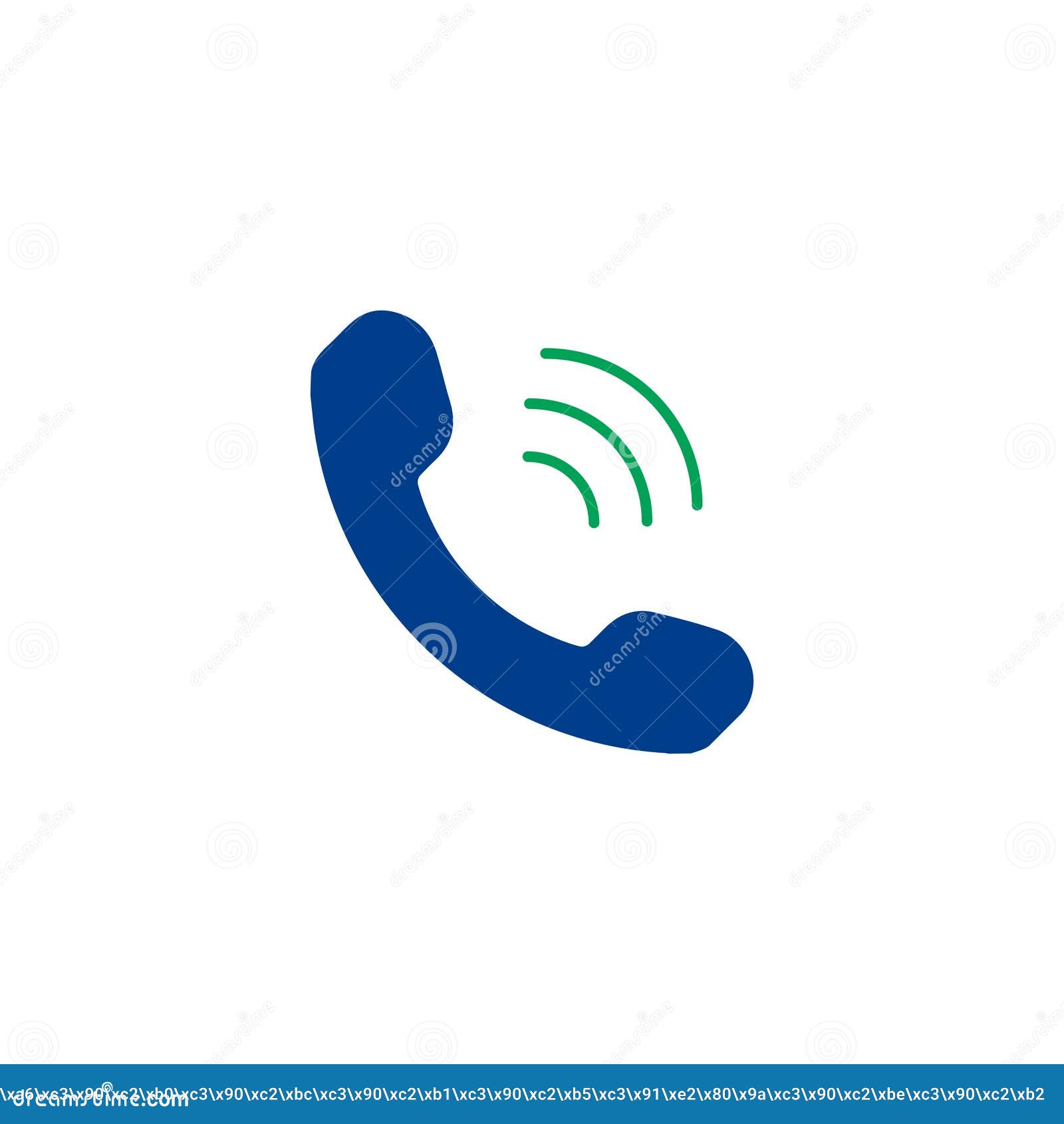 Telefoon vlak Pictogram vector illustratie. Illustration of vlak - 99451664