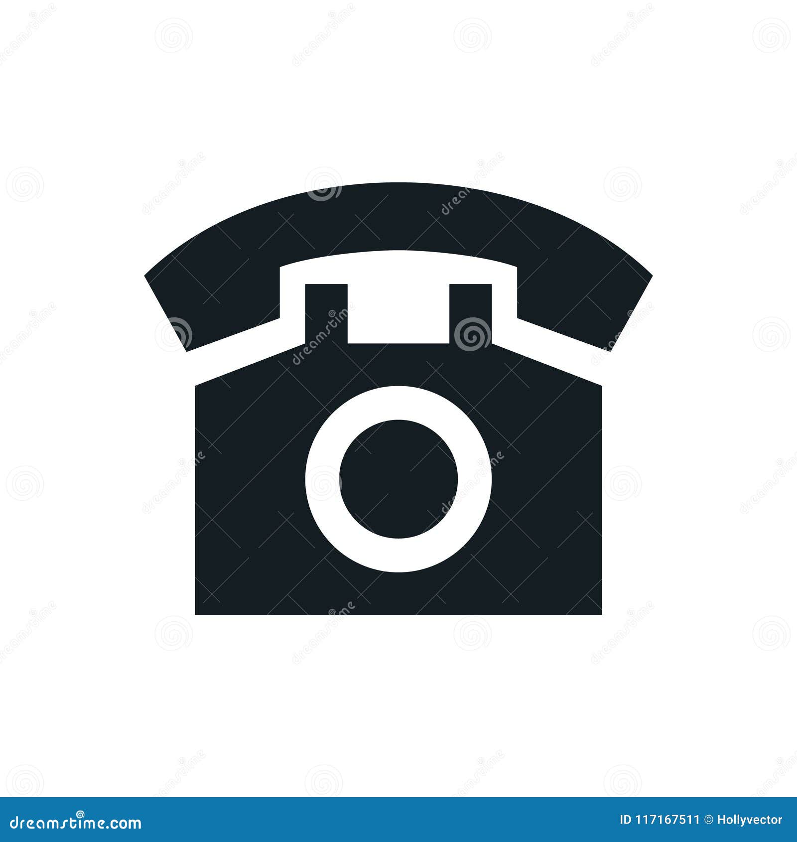 Telefoonpictogrammen, Telefoonsymbool Vector Illustratie - Illustration ...