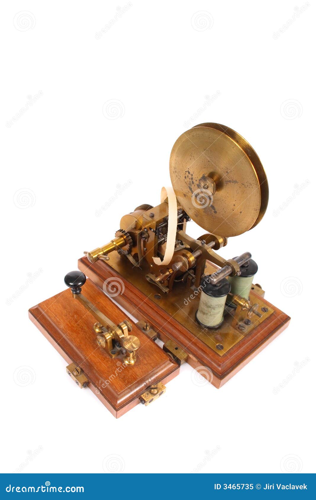 Telegraaf stock afbeelding. Image of geschiedenis, aansluting - 3465735